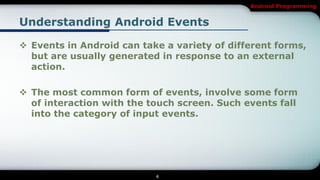 [Android] Widget Event Handling | PDF