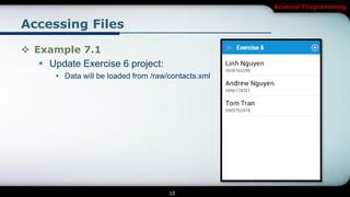 [Android] Data Storage | PPT