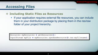 [Android] Data Storage | PDF | Operating Systems | Computer Software ...