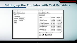 [Android] Maps, Geocoding and Location-Based Services | PPT