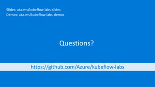 Training and serving Tensorflow with Kubernetes on Azure | PPT