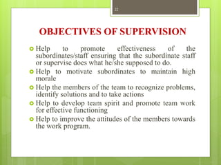 Training and supervision of health workers | PPTX