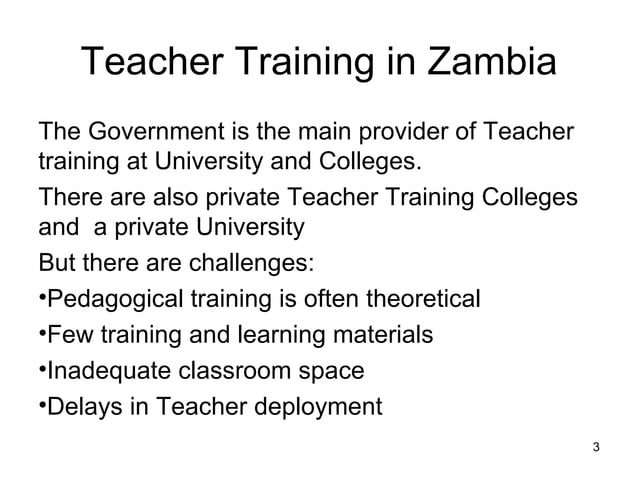 Teacher training | PPT