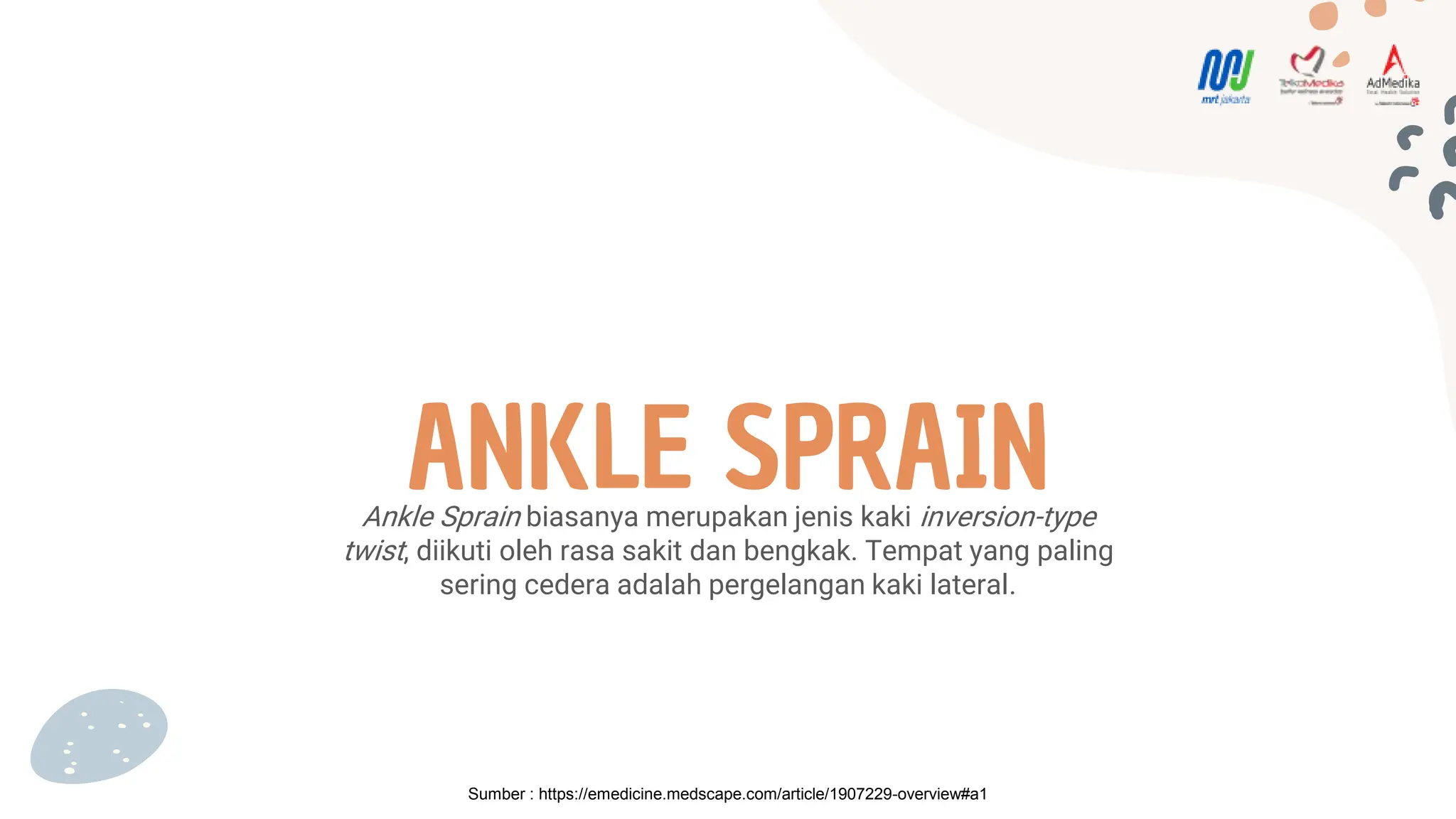 Ankle Sprain | PPTX