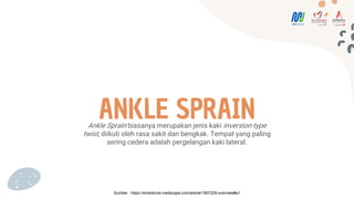 Ankle Sprain | PPTX