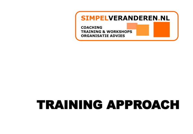 Optimal Training Environment | PPT