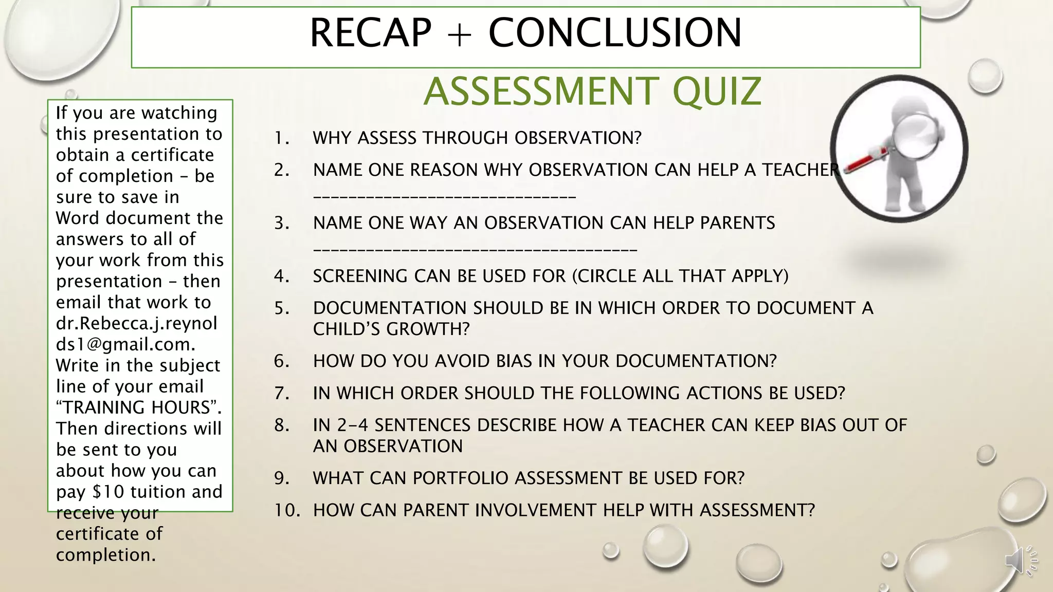 Helping Children Learn Through Assessment and Observation | PPTX