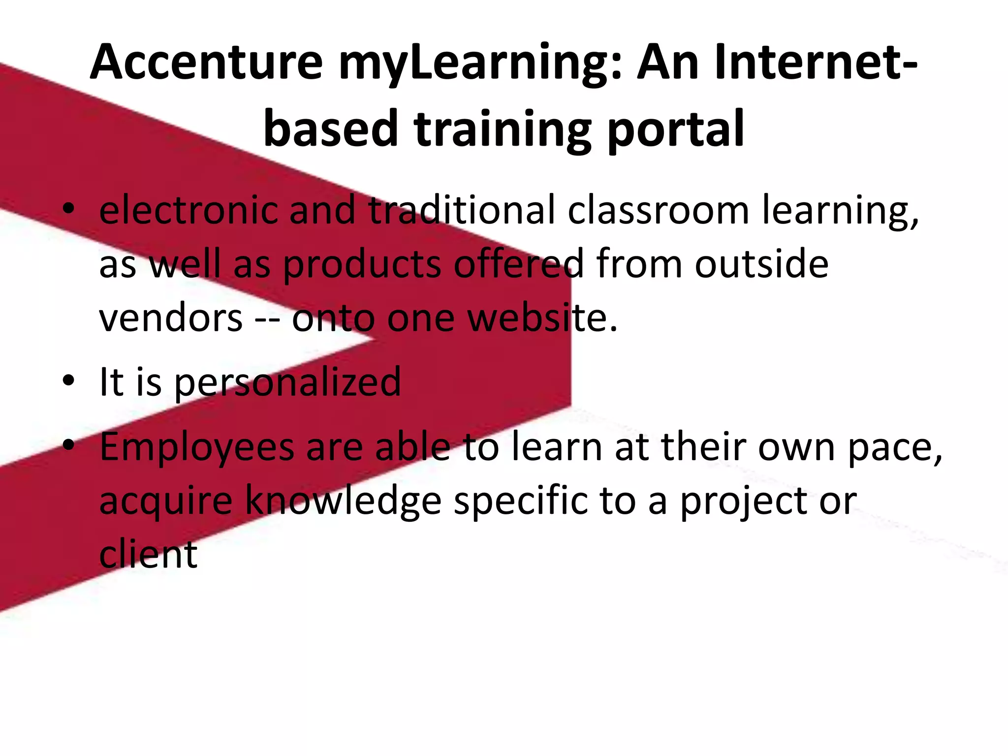 Training at accenture | PPTX