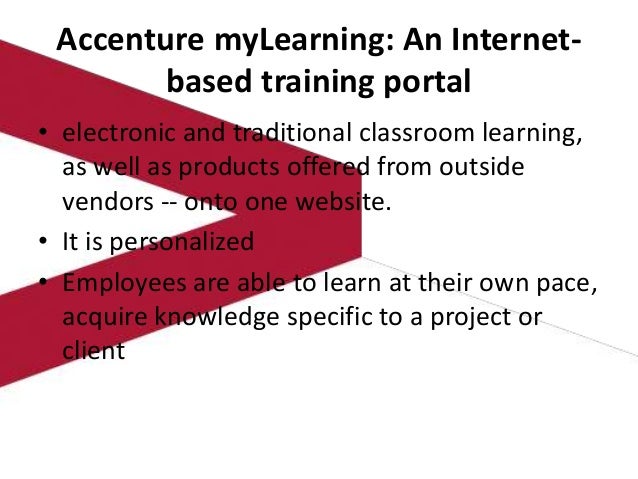 Training at accenture