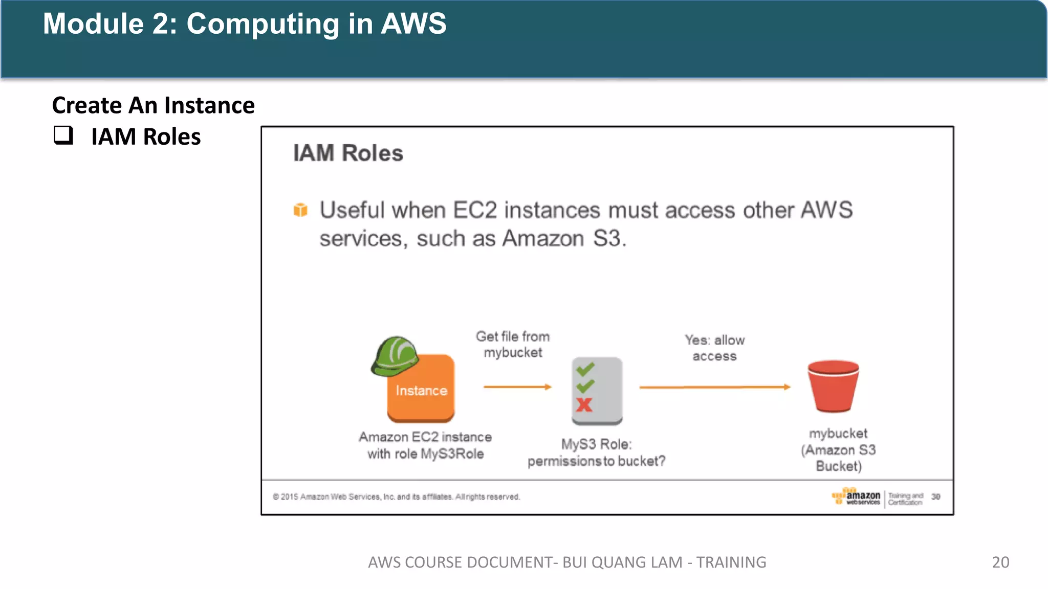 Training AWS: Module 2 - Computing in AWS | PDF