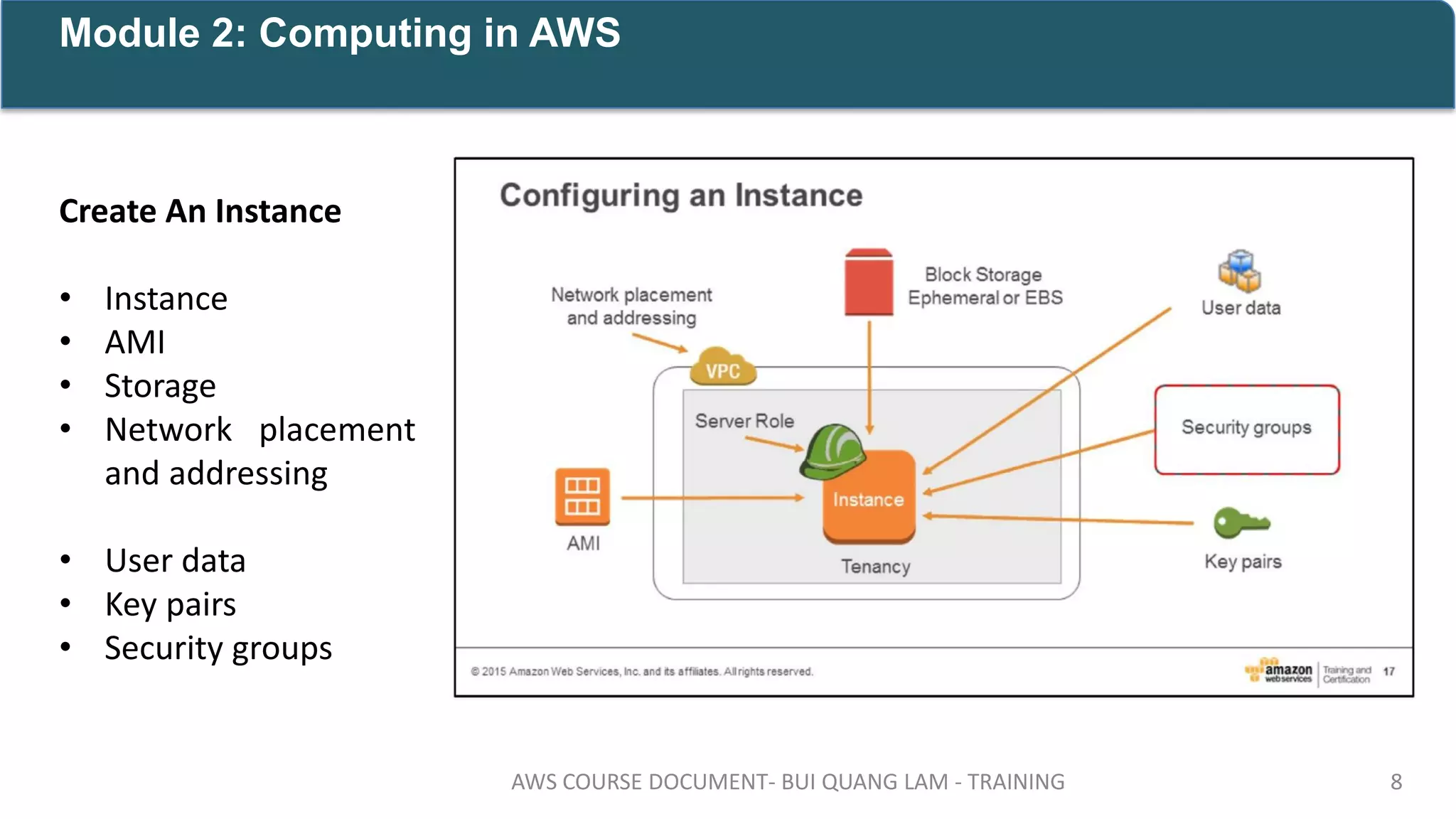 Training AWS: Module 2 - Computing in AWS | PDF