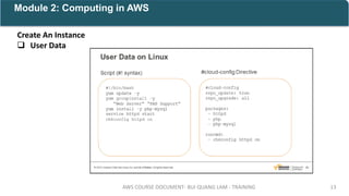Training AWS: Module 2 - Computing in AWS | PDF
