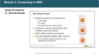 Training AWS: Module 2 - Computing in AWS | PDF