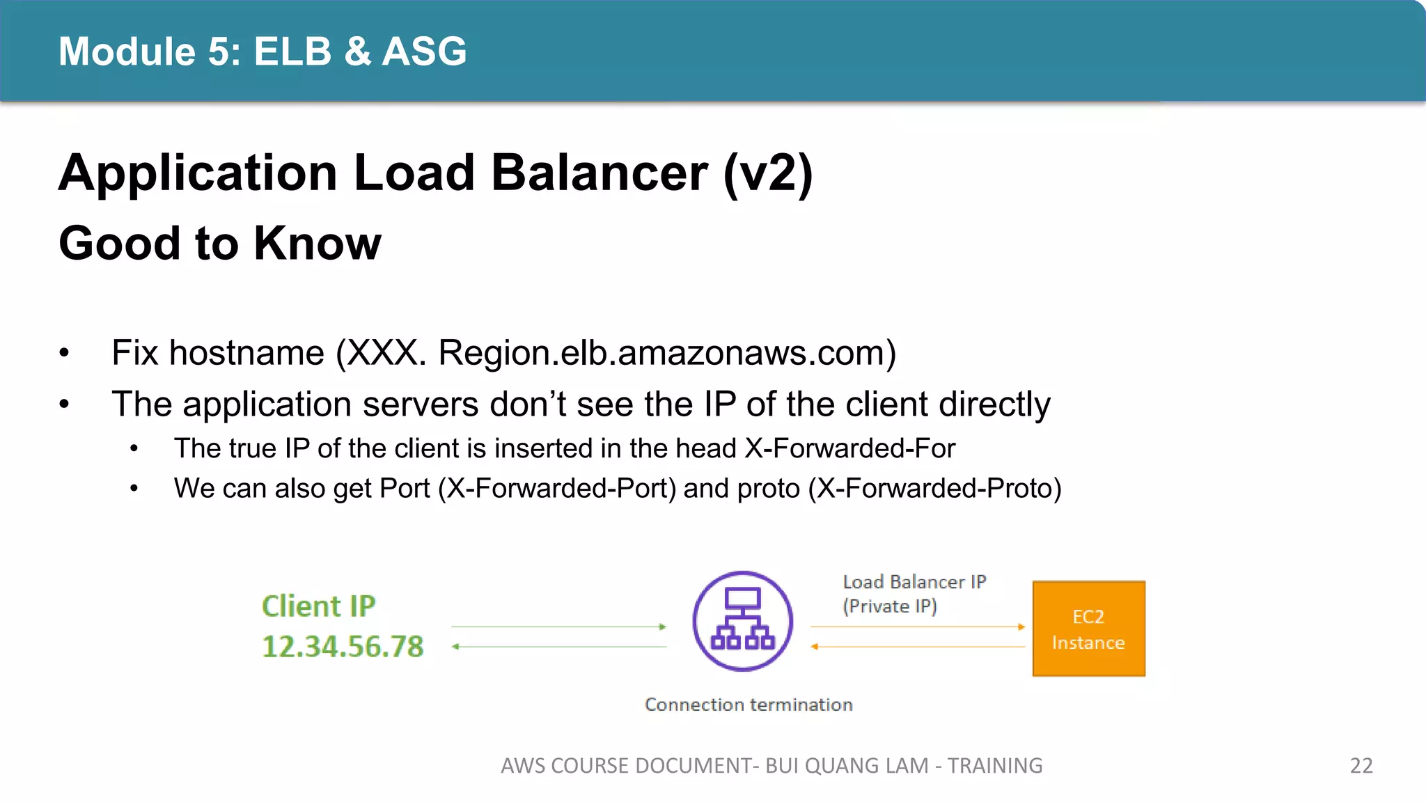 Training AWS: Module 5 - Elastic Load Balancing & ASG | PDF
