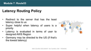 Training AWS: Module 7 - Route53 | PDF | Web Hosting | Internet
