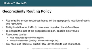Training AWS: Module 7 - Route53 | PDF