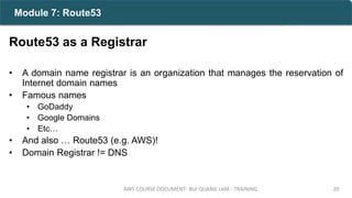 Training AWS: Module 7 - Route53 | PDF