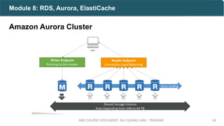 Training AWS: Module 8 - RDS, Aurora, ElastiCache | PDF