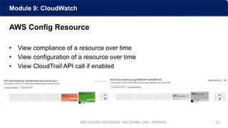 Training AWS: Module 9 - CloudWatch | PDF