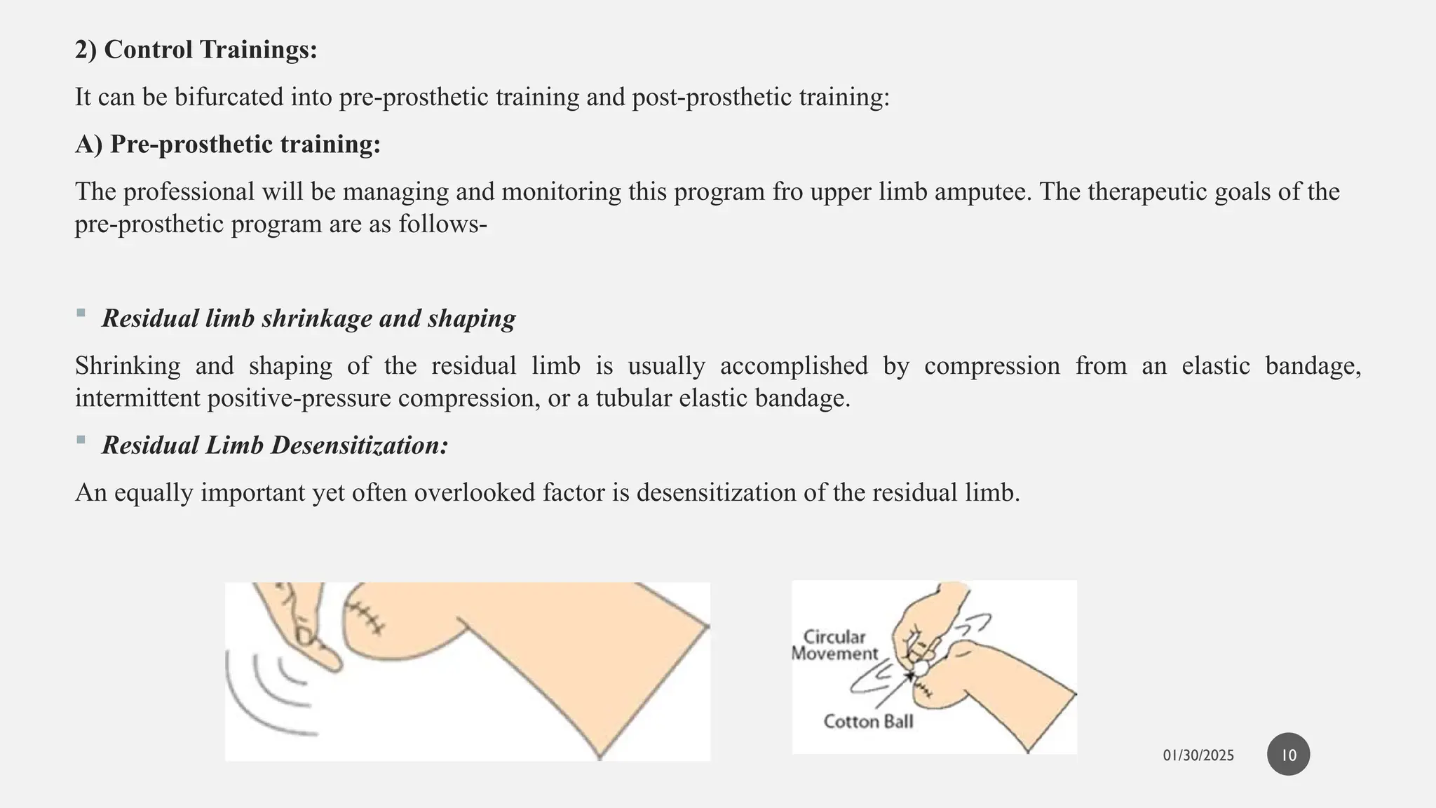 Training Bilateral Trans-humeral Amputee | PPTX