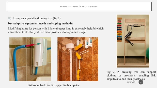 Training Bilateral Trans-humeral Amputee | PPTX