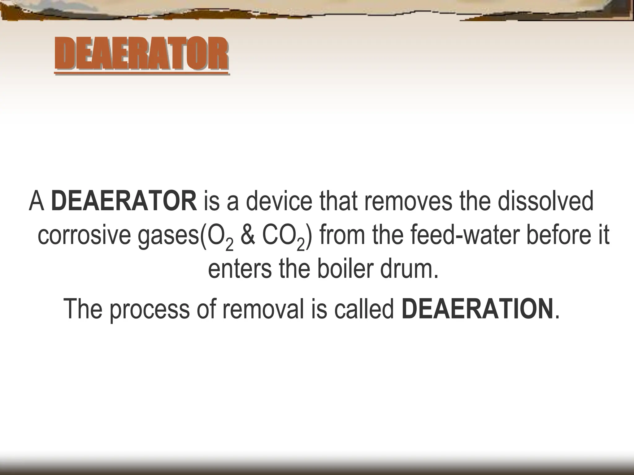 Training Presentation on Boiler-DEARATOR | PPT