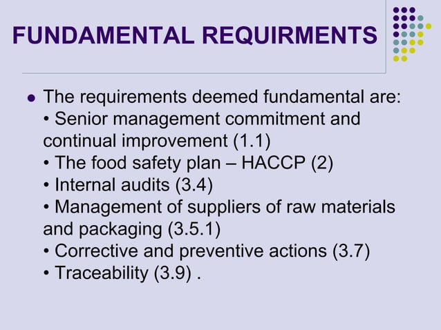 Training BRC Certification | PPTX
