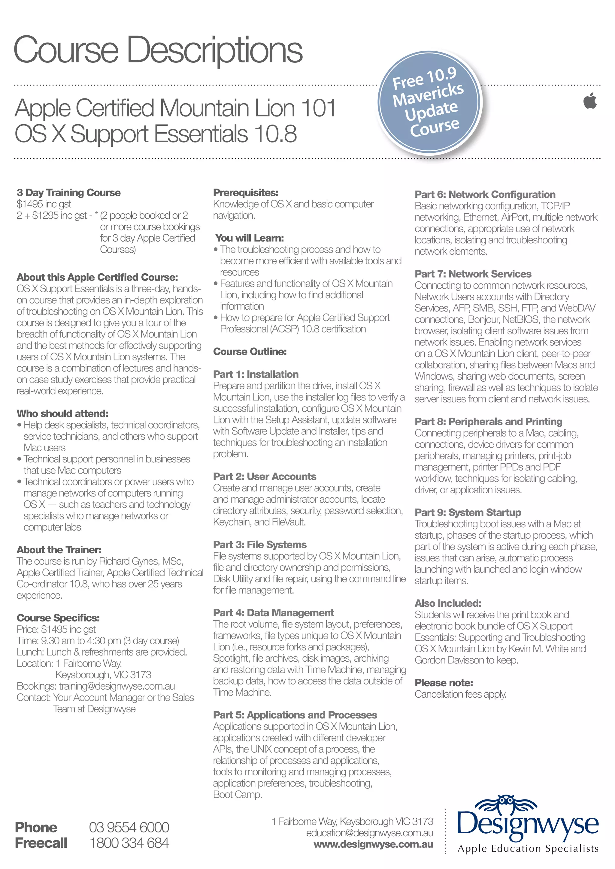 Training catalogue | PDF