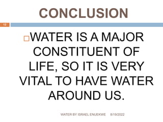 TRAINING CLASS -WATER.pptx