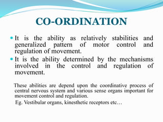 Mean and Methods to develop Co-ordination | PPTX
