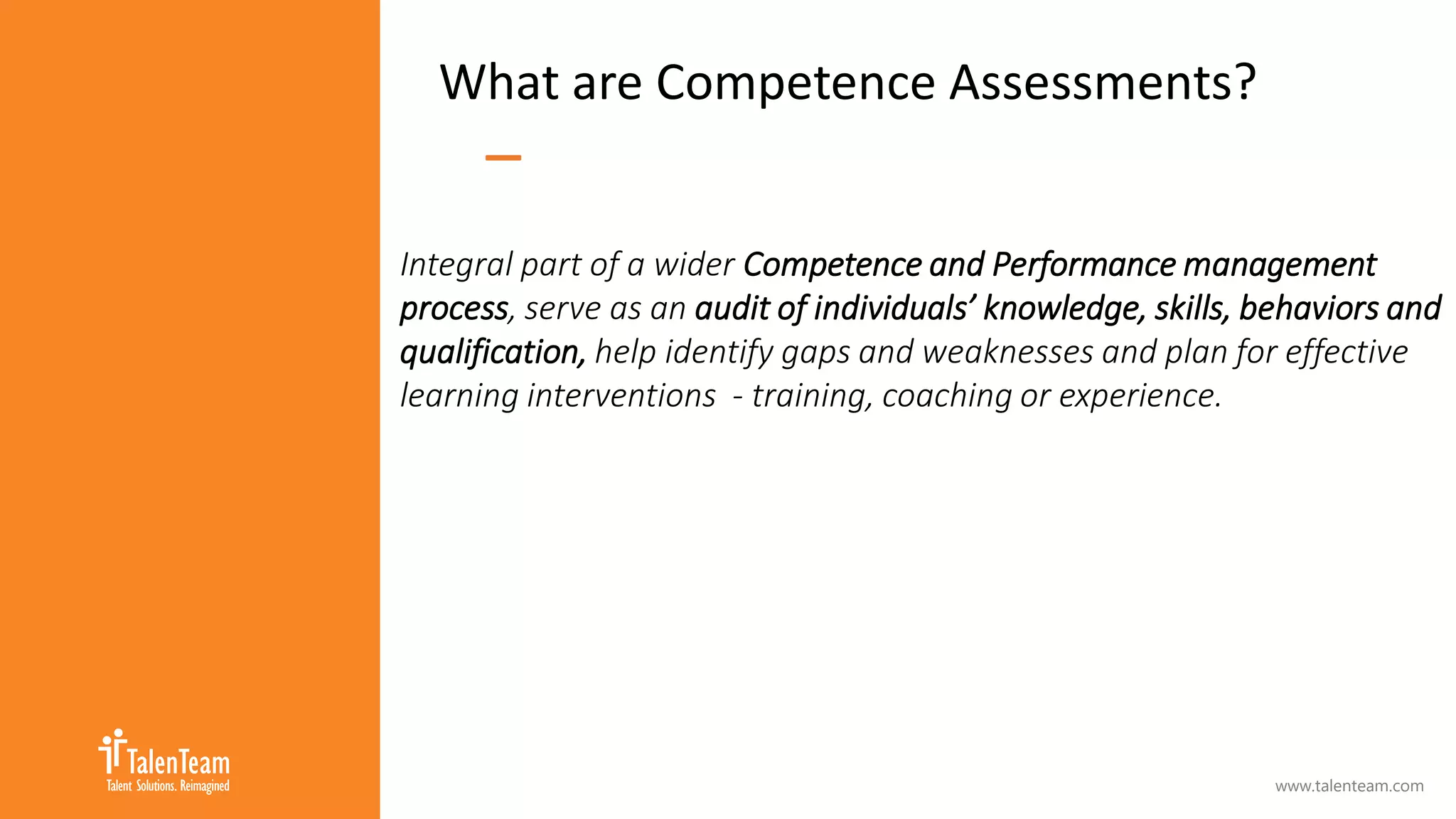 Training & competence assessments and adaptive learning | PDF