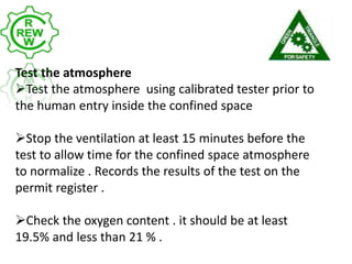 Training Confined Space-PPT.pptx | Indoor Environmental Quality | Home ...