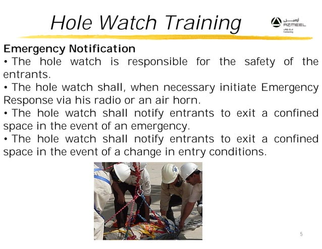 Training confined space entry holewatch man [compatibility mode] | PDF ...