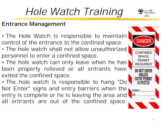 Training confined space entry holewatch man [compatibility mode] | PDF ...