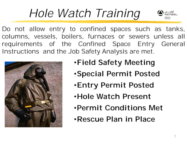 Training confined space entry holewatch man [compatibility mode] | PDF ...