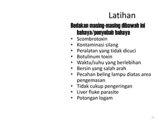 FOOD SAFETY AND QUALITY (Kemanan Pangan dan Mutu) | PDF