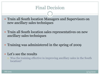 Quality Project for Sales System | PPTX