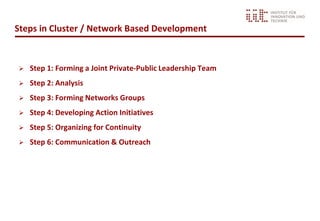 Strategy development of clusters and cluster initiatives | PDF