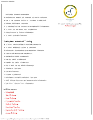 Training course powerpoint | PDF | Desktop Publishing | Computer ...
