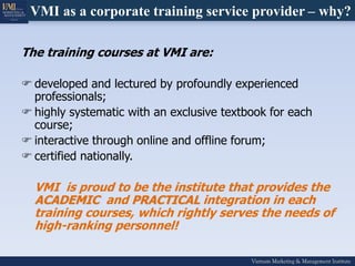 Training courses | PPT