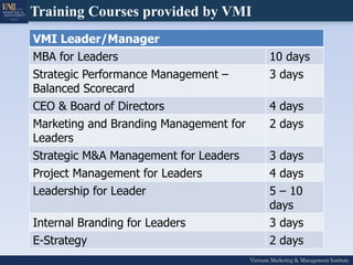Training courses | PPT