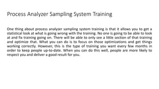 Training courses for analyzer processes | PPT