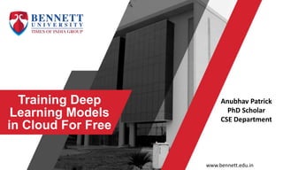 Training deep learning model | PPTX