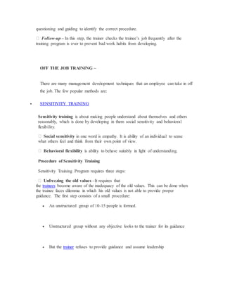 Training defined | DOCX