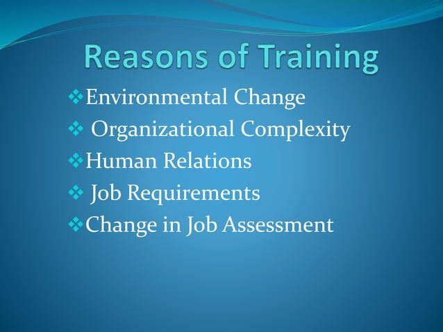 Training (Definitions, Types and Reasons) | PPTX | Vocational Training ...