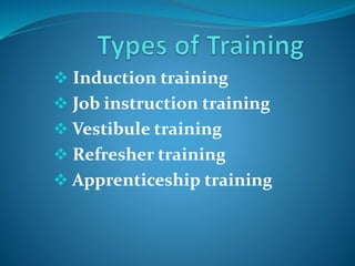 Training (Definitions, Types and Reasons) | PPTX