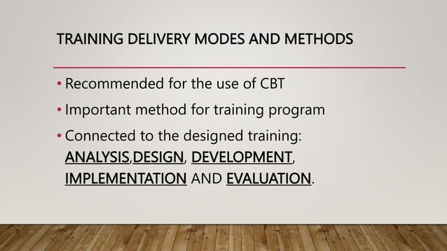 Training Delivery Modes and Methods(Report-ProfEd 5)OLAGUERA Mary Ann.pptx