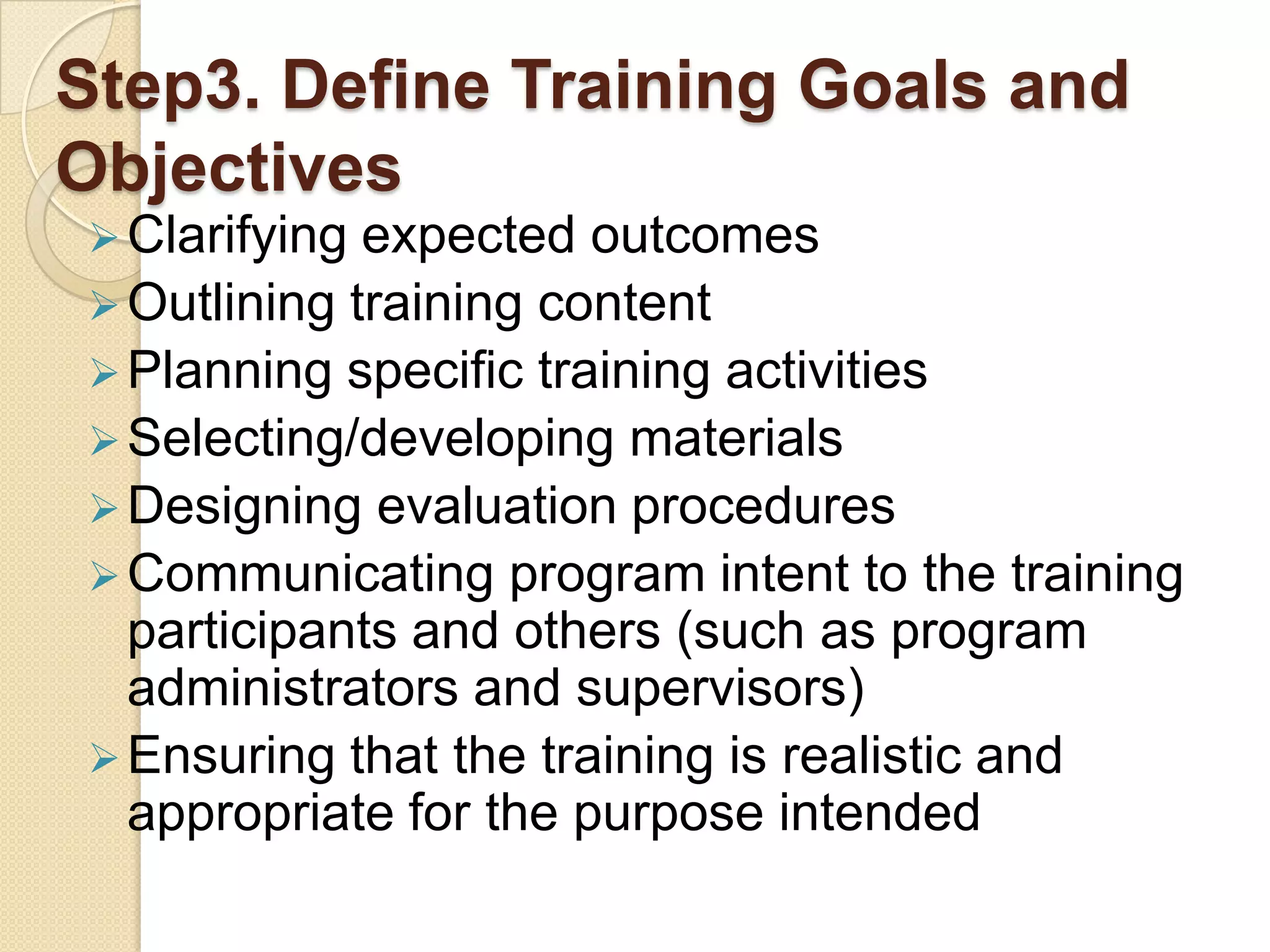 Training design | PPTX