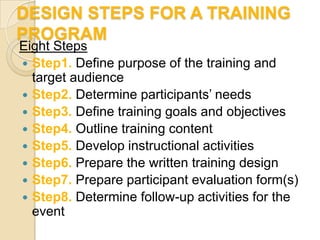 Training design | PPTX