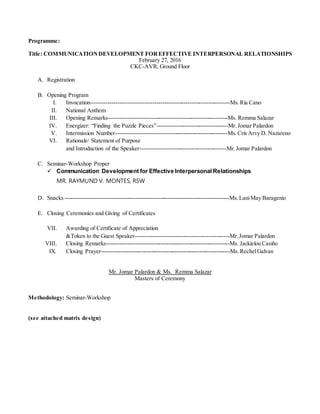 Training design | DOCX